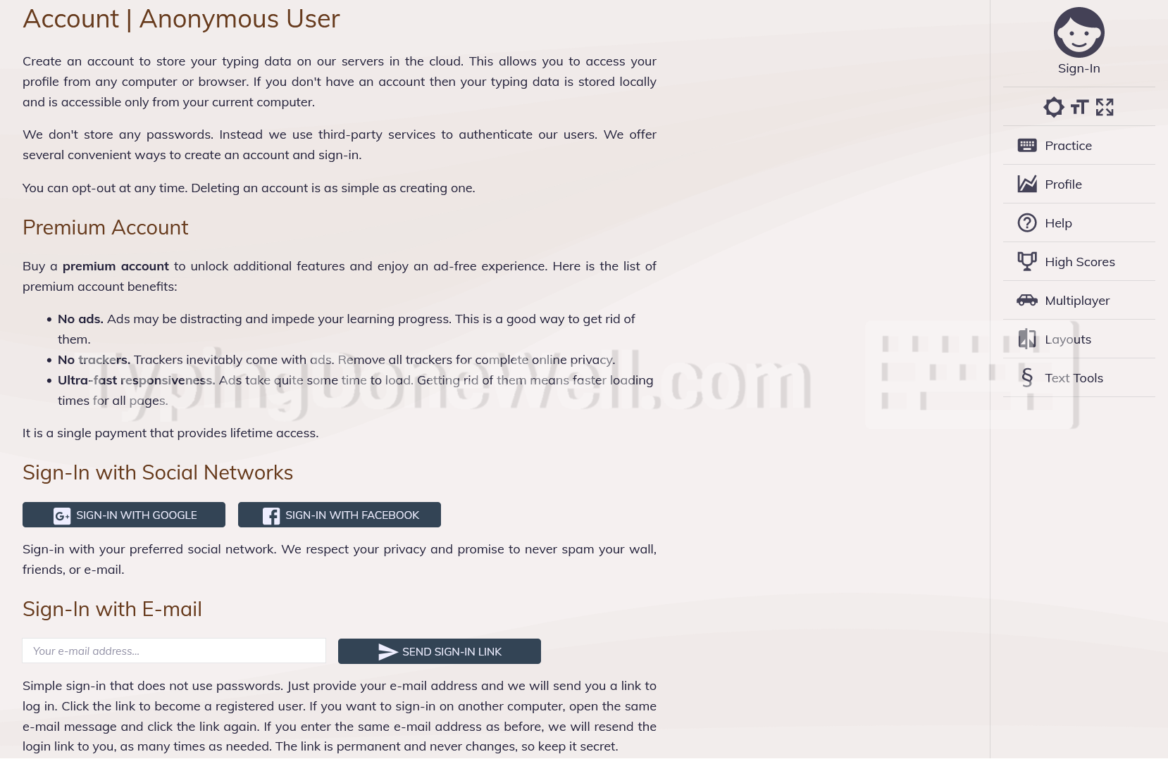 How to use Keybr? - beginner's guide (with photos) - TypingDoneWell.com