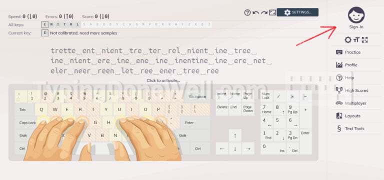 How to use Keybr? - beginner's guide (with photos) - TypingDoneWell.com