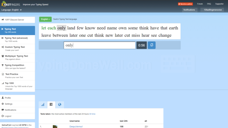 How to take a typing test? - guide with best sites to take one ...