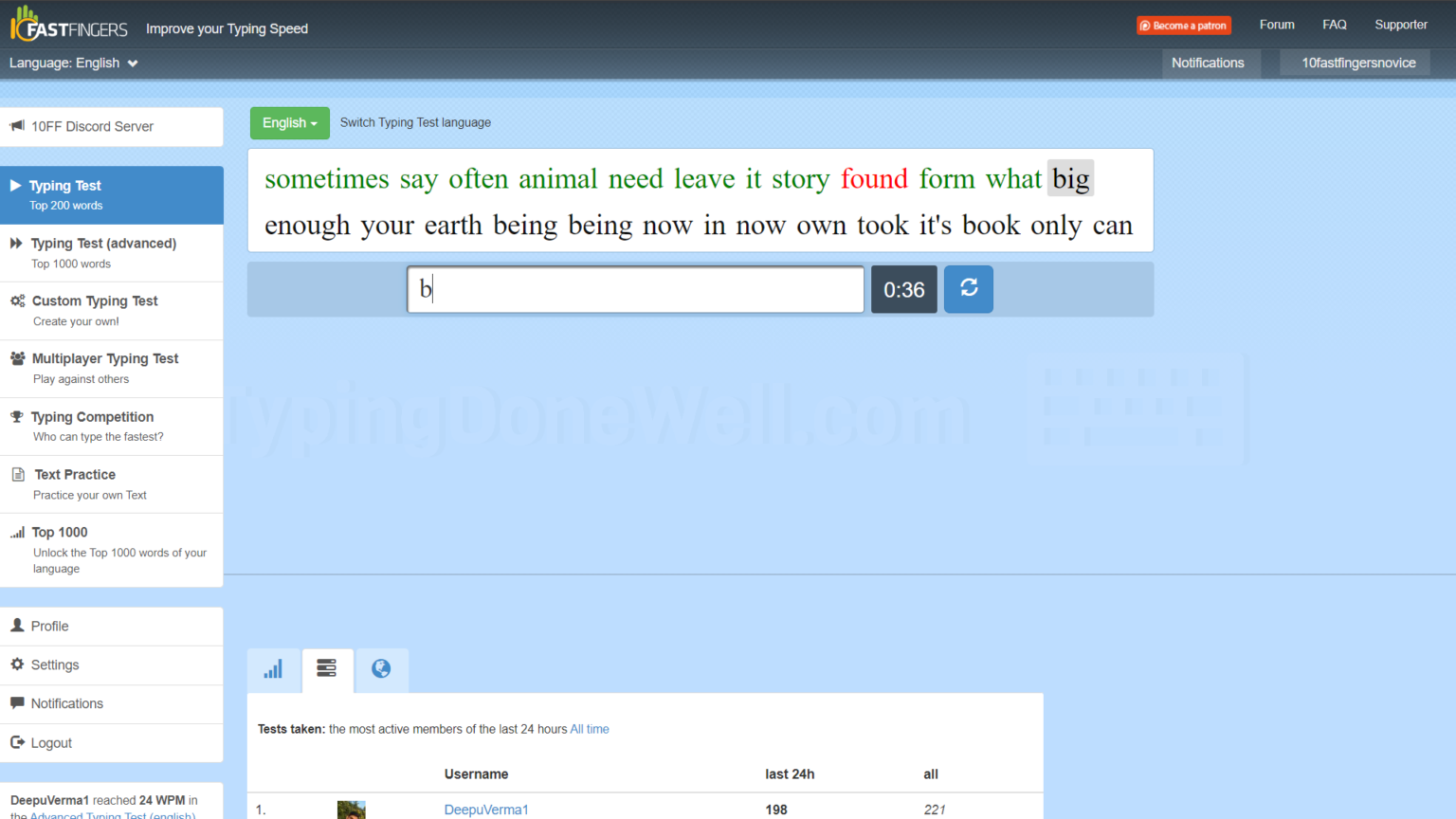 10FastFingers review - website only for typing tests or something more ...