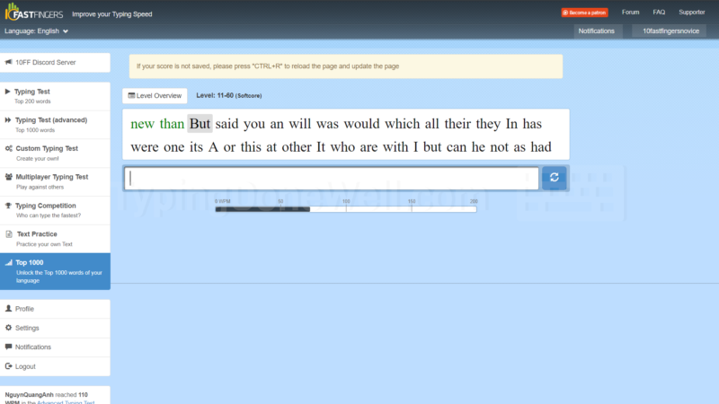 10FastFingers review - website only for typing tests or something more ...