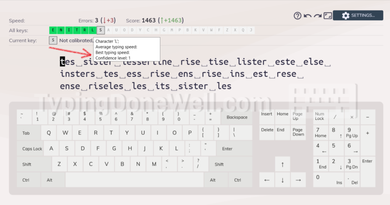How to use Keybr? - beginner's guide (with photos) - TypingDoneWell.com